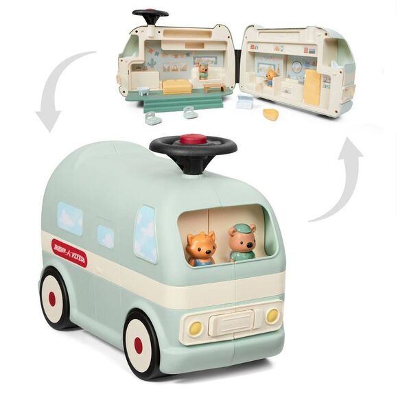 Radio Flyer | Toys | Radio Flyer Park And Play Camper Riding Toy Green ...